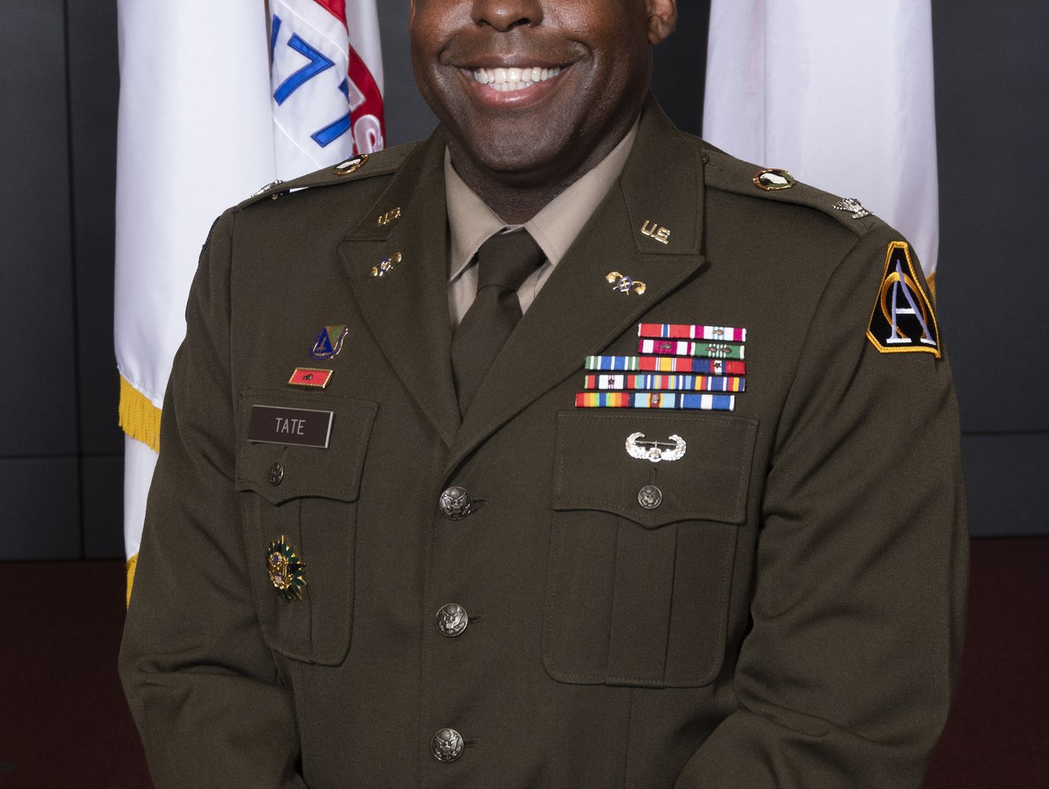 Colonel Tate retires for US Army