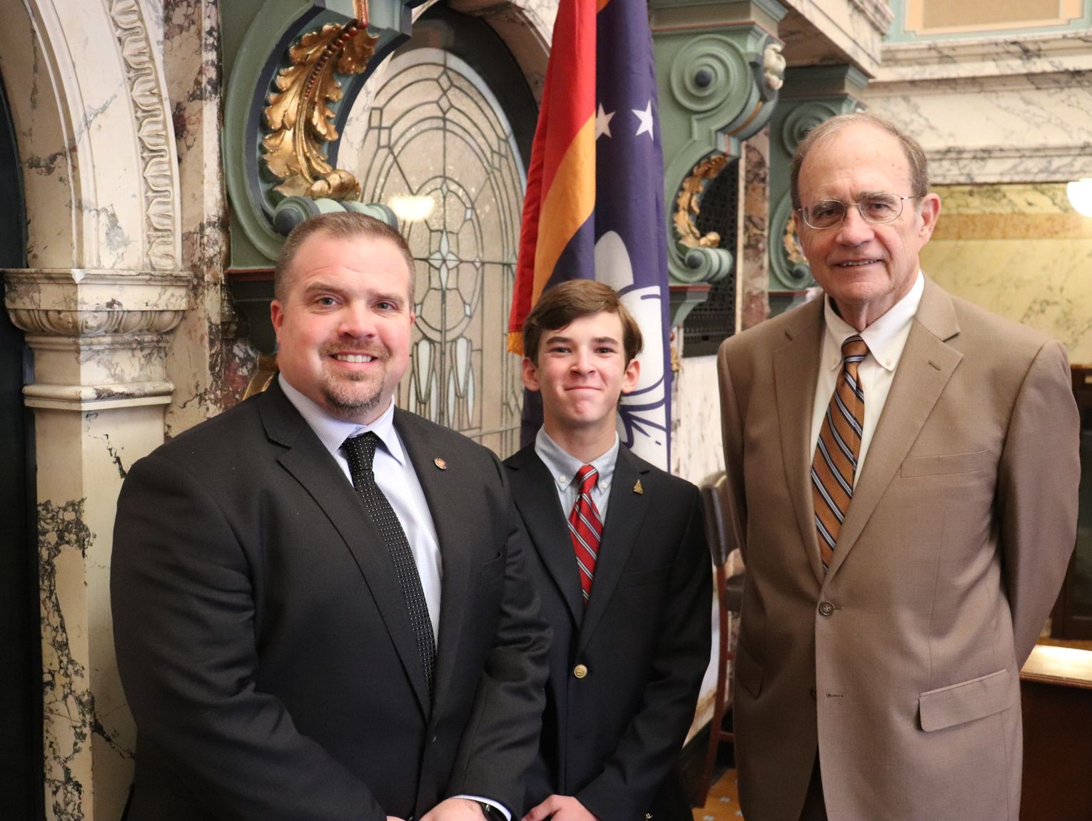 East Rankin's Sartin, Thompson serve as pages for MS Senate